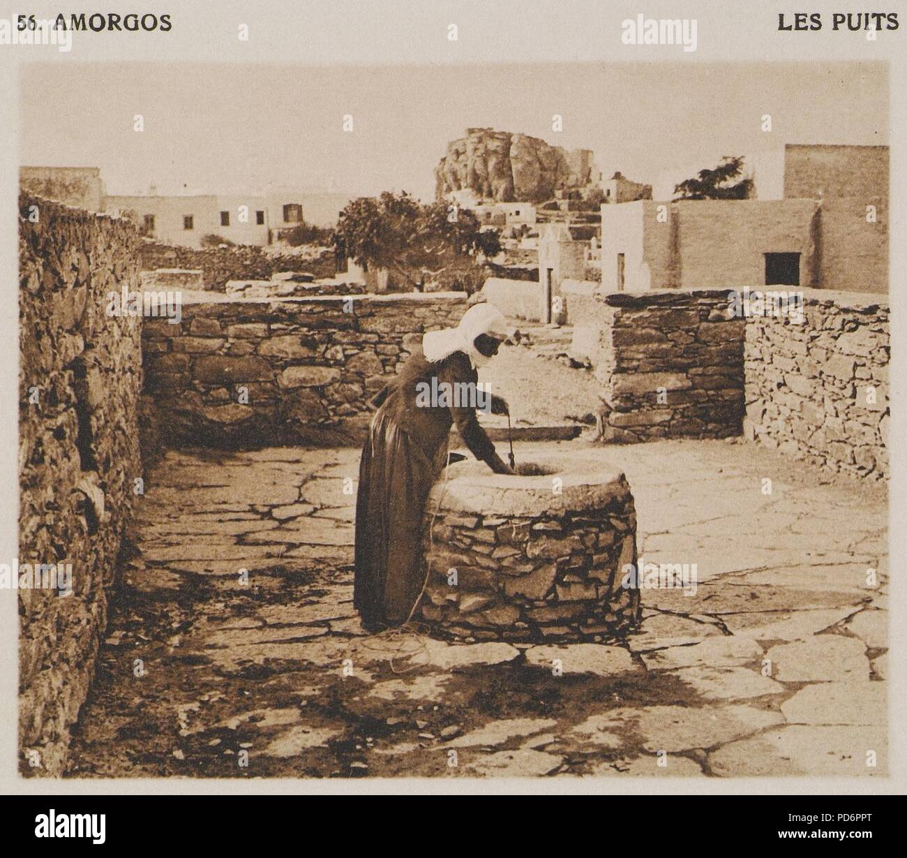 Amorgos – Les puits - Baud-bovy Daniel Boissonnas Frédéric - 1919 Stock ...