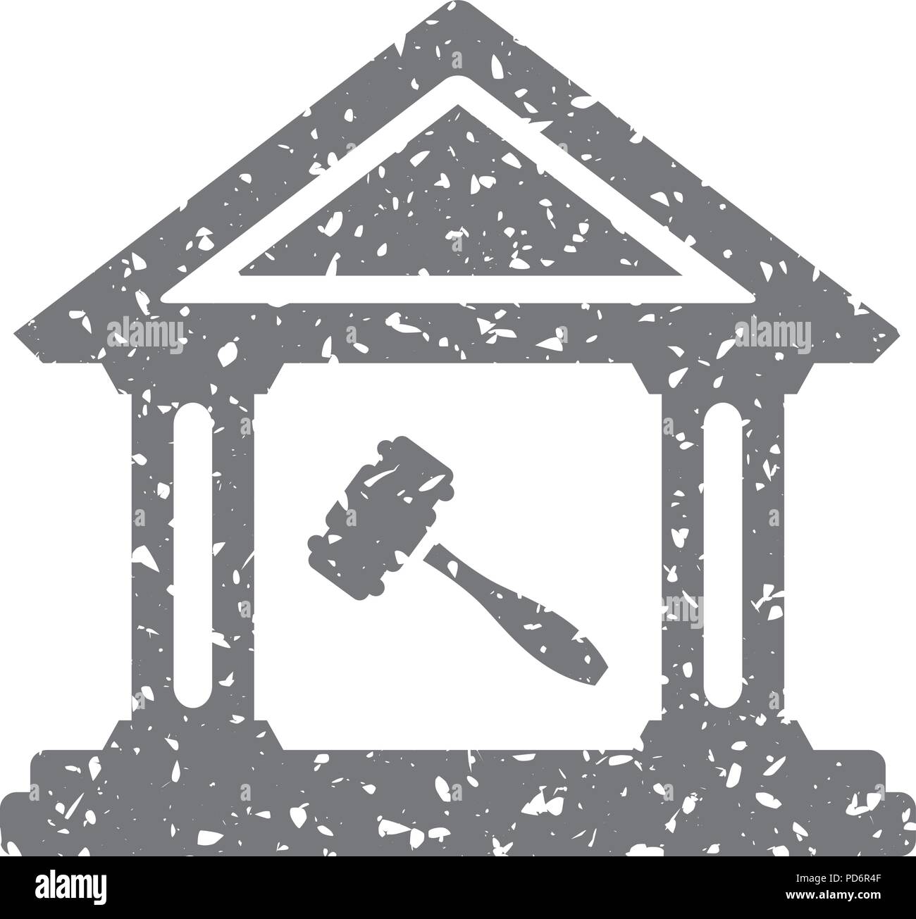 Vintage court house Stock Vector Images - Alamy