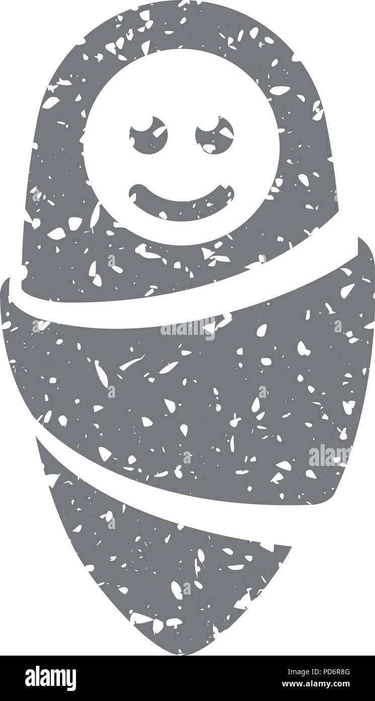 Grunge icon - Newborn baby Stock Vector Image & Art - Alamy