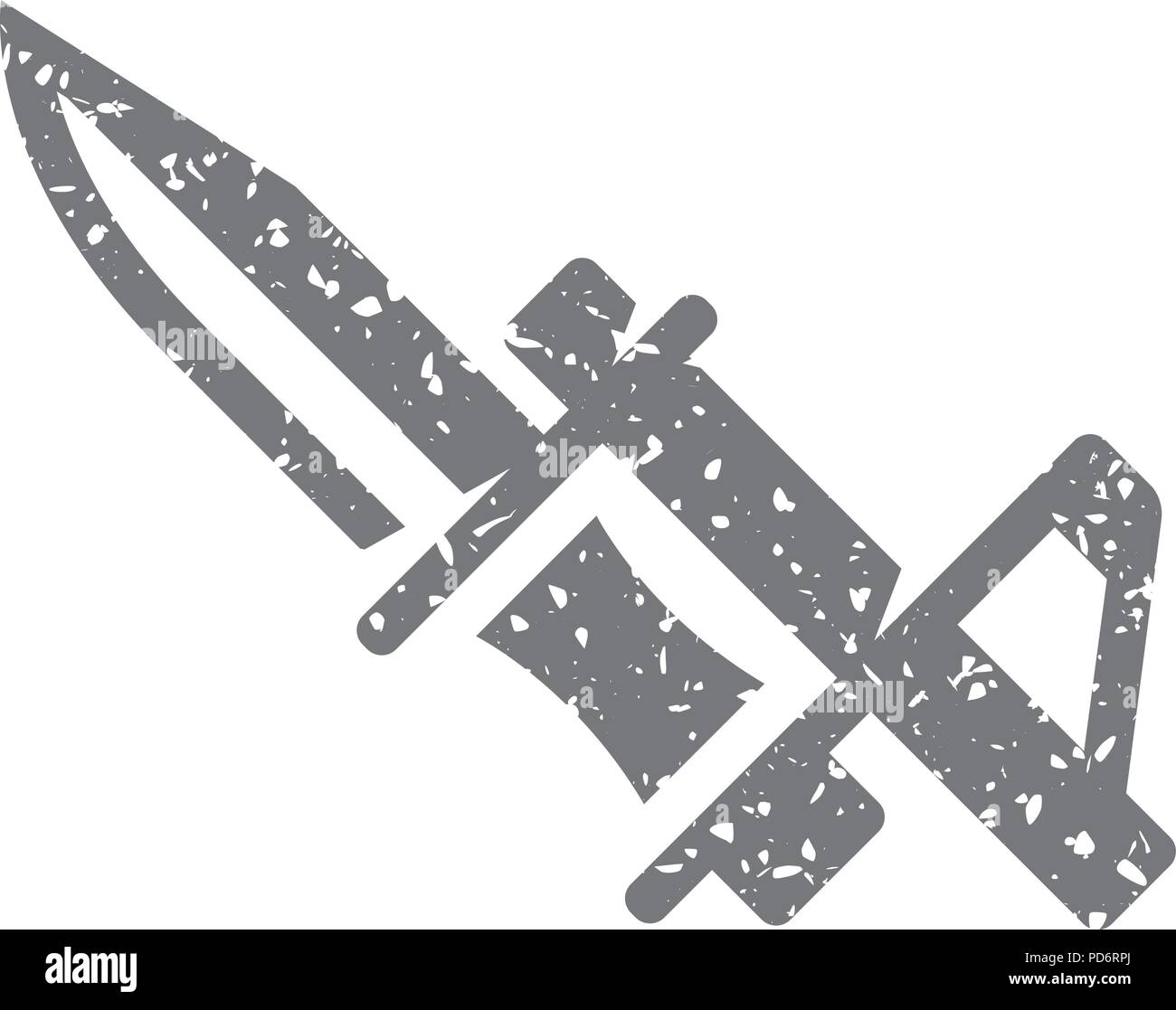 Sword with bayonet Stock Vector Images - Alamy