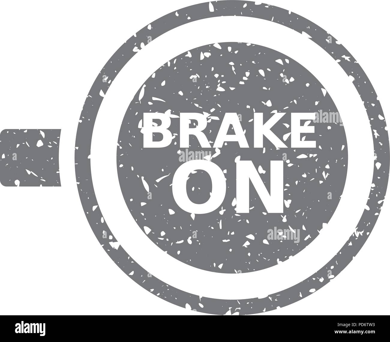 Grunge icon - Race brake sign Stock Vector Image & Art - Alamy