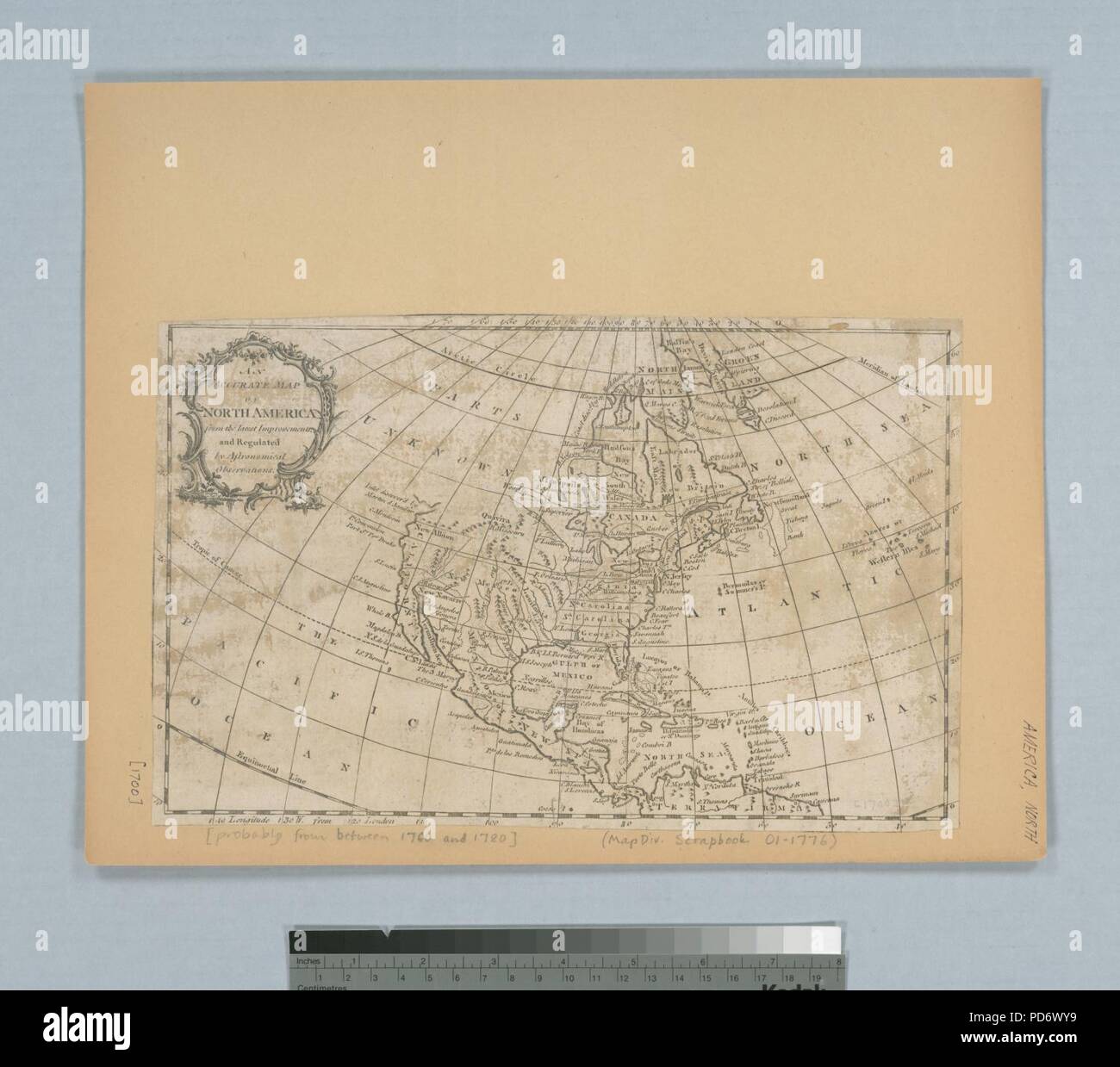 An accurate map of North America from the latest improvements, and ...