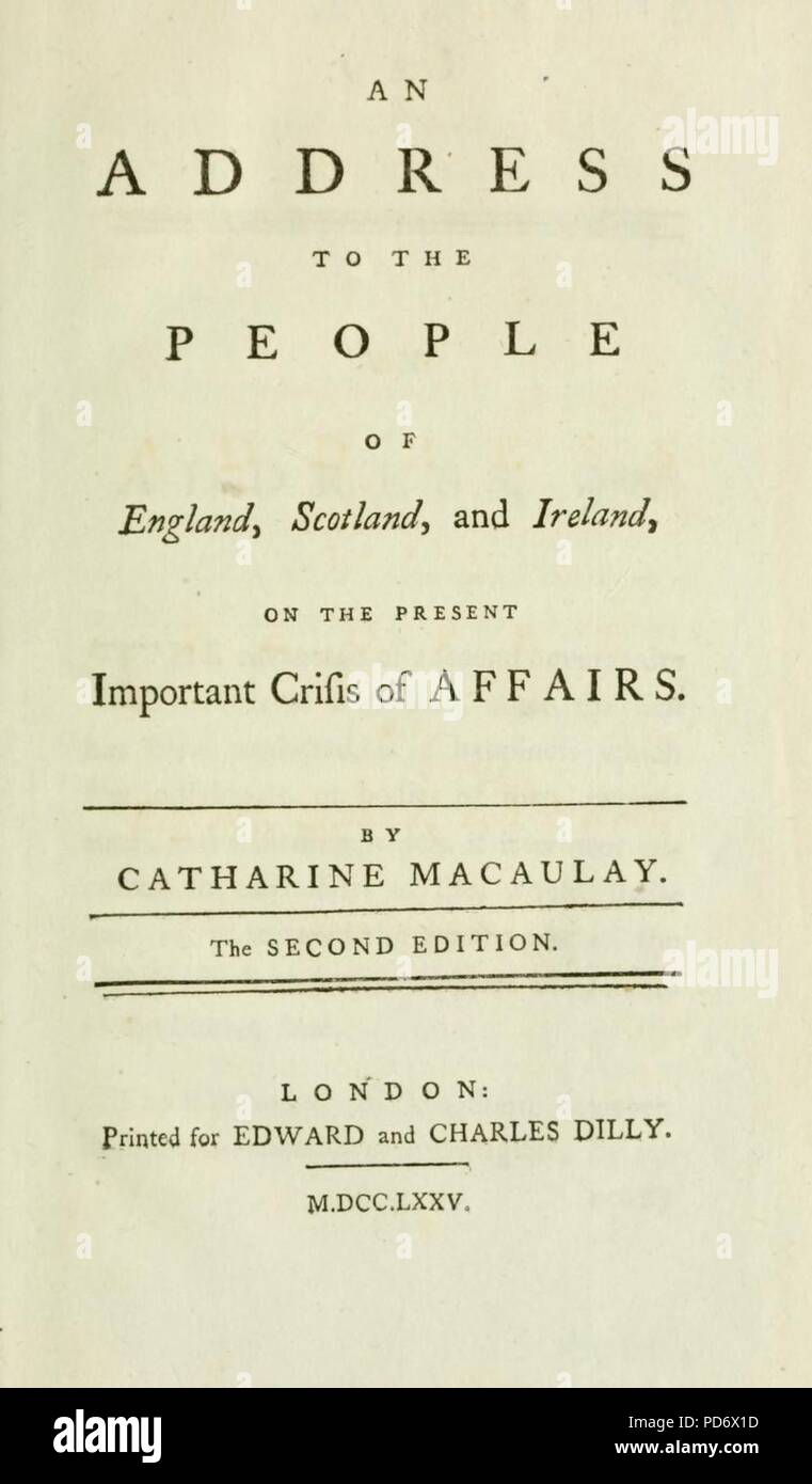 An address to the people of England, Scotland, and Ireland 2nd edition ...