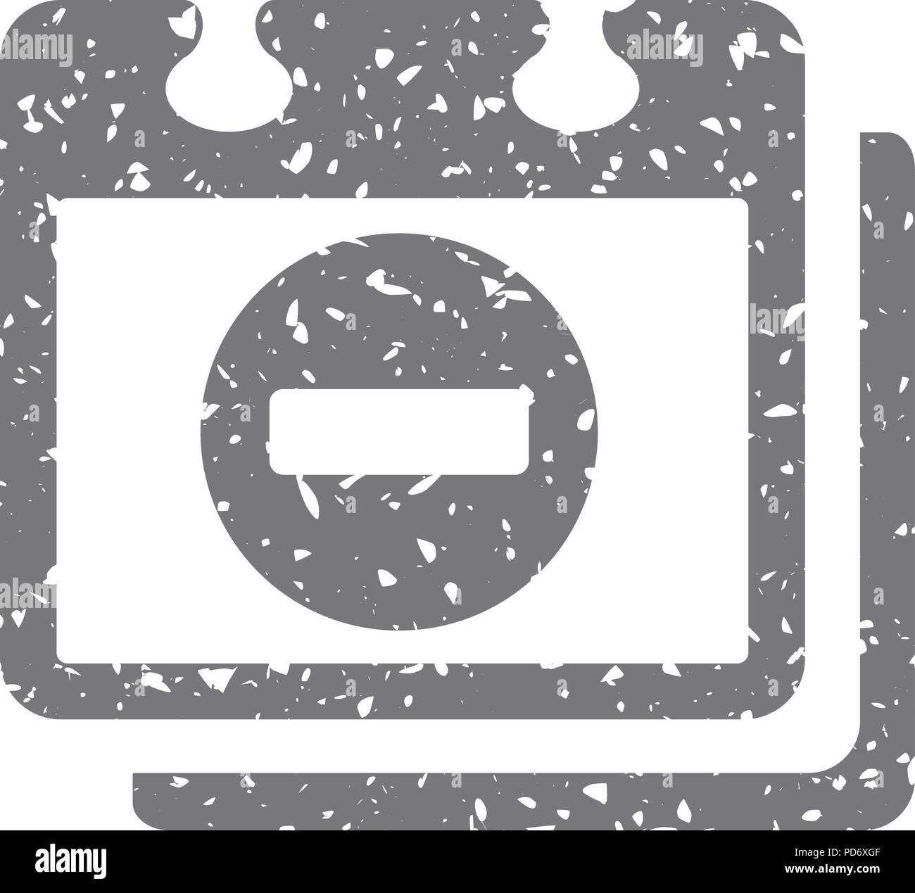 Grunge icon - Calendar Stock Vector Image & Art - Alamy