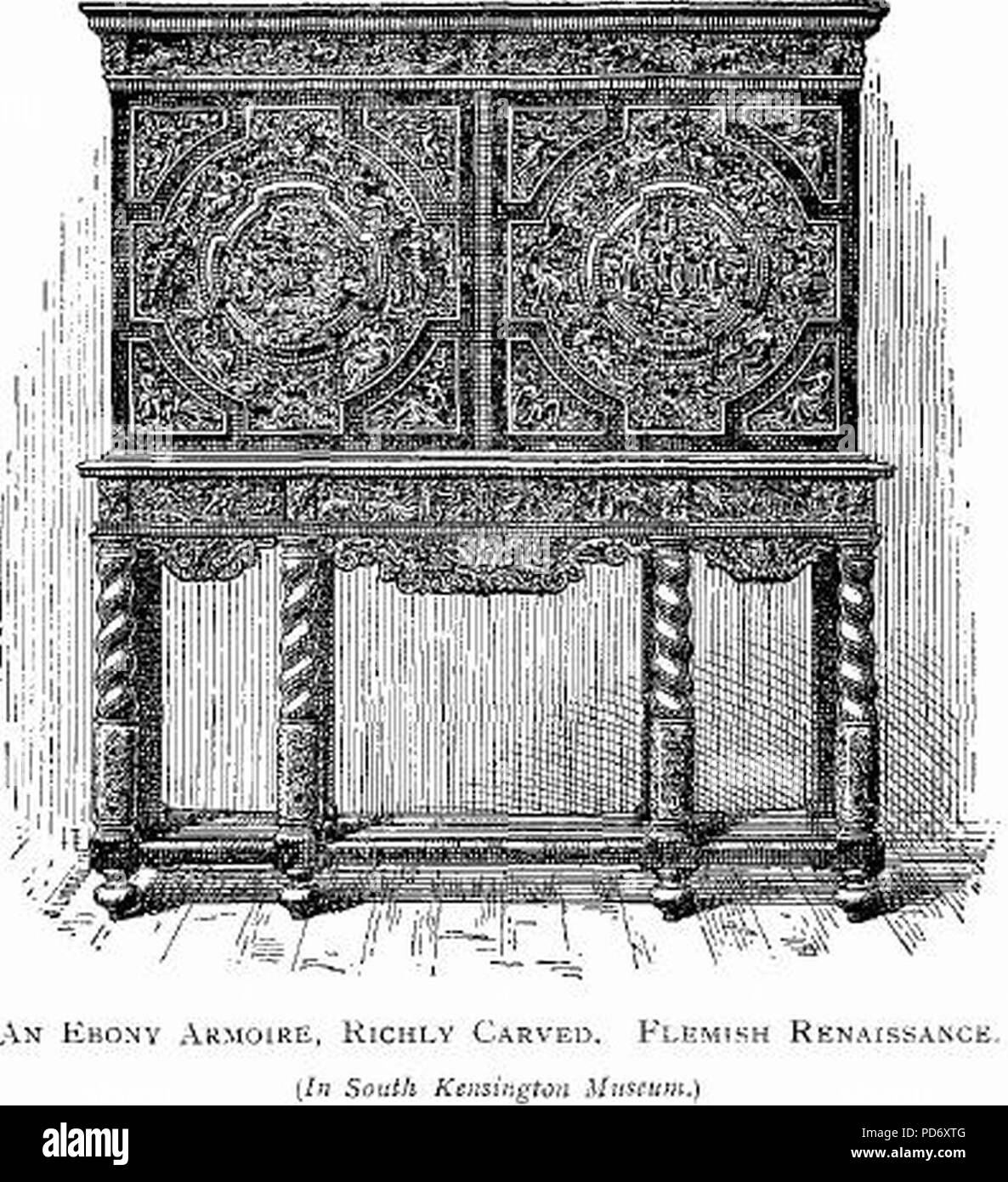An Ebony Armoire (Flemish Renaissance Stock Photo - Alamy