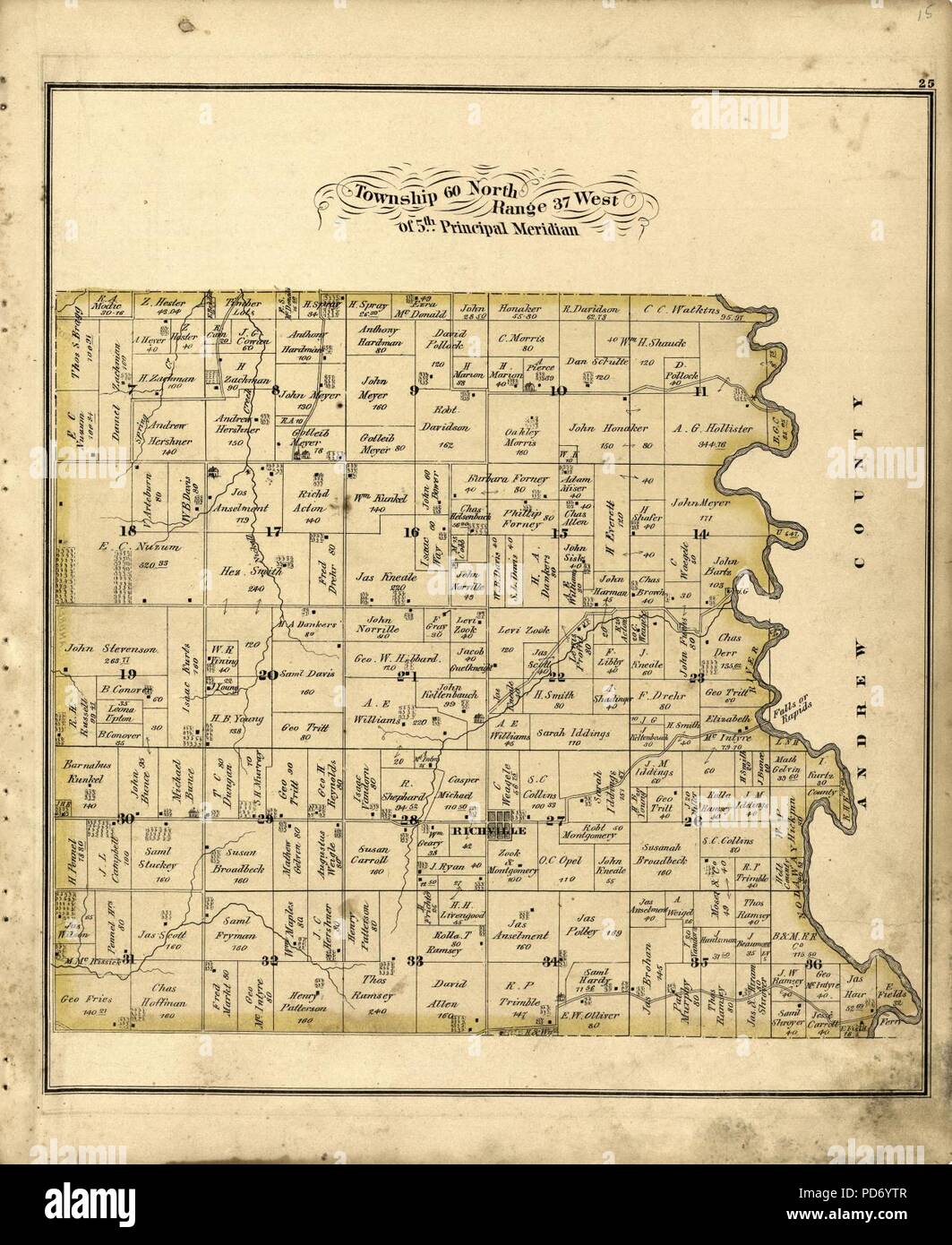 Holt county map hi-res stock photography and images - Alamy