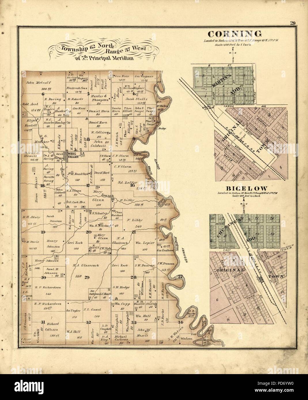 An illustrated historical atlas map of Holt County, Mo. - carefully ...