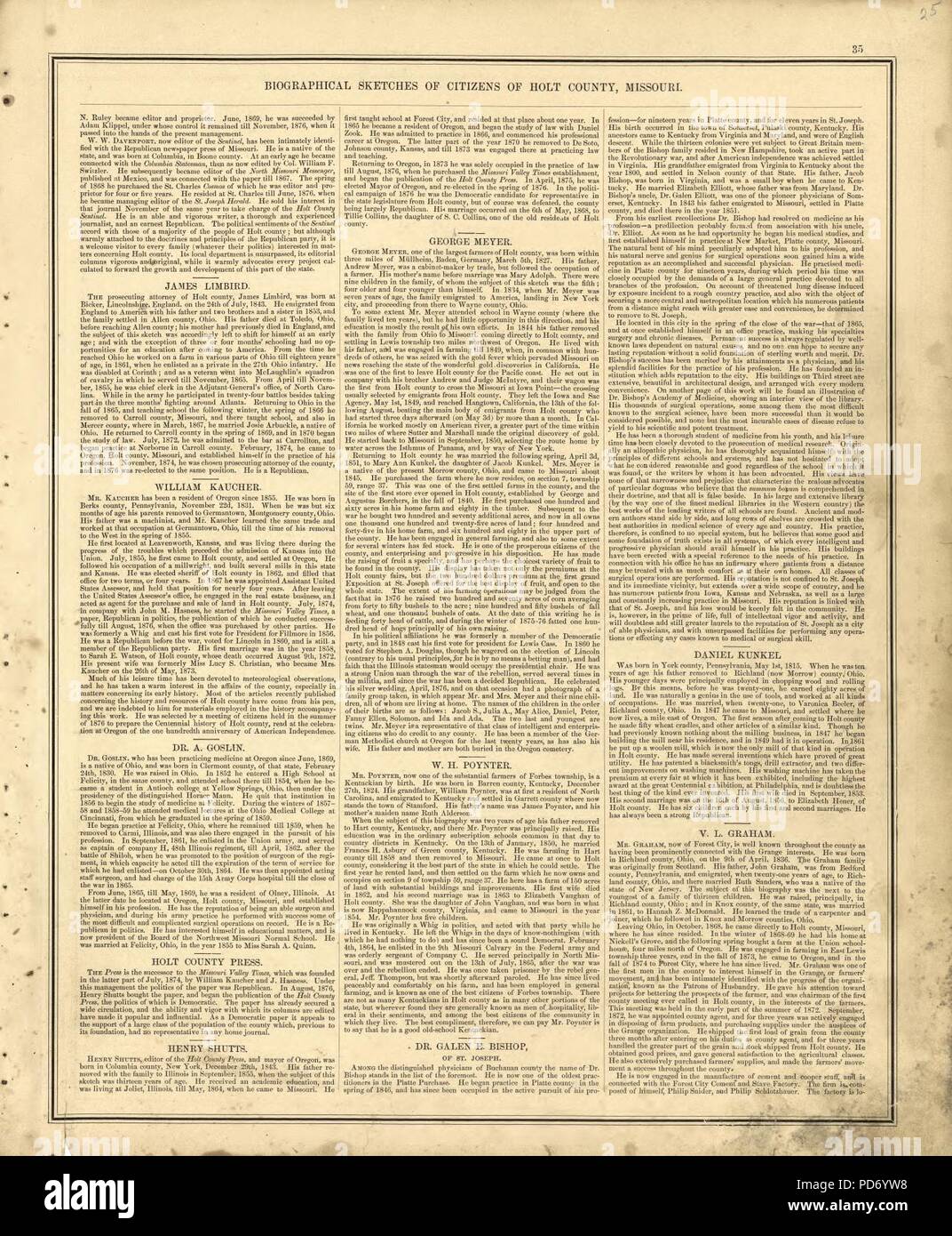 An illustrated historical atlas map of Holt County, Mo. - carefully ...