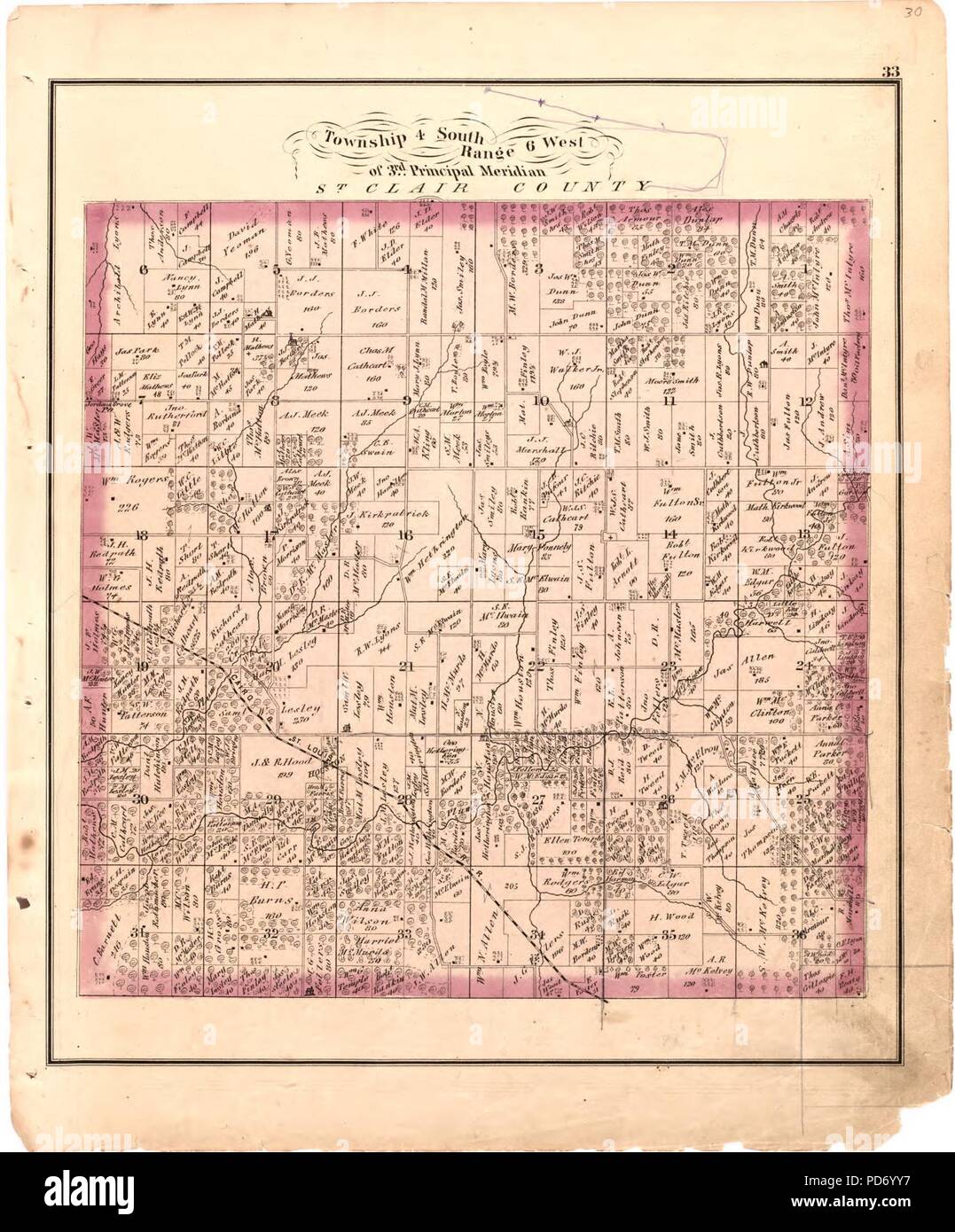 Randolph map hi-res stock photography and images - Alamy