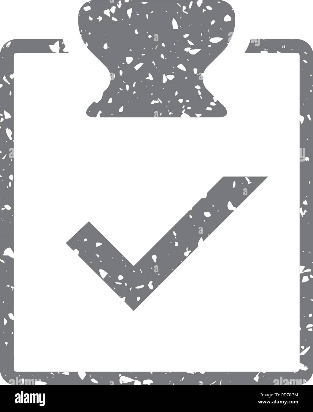 Grunge icon - Checklist Stock Vector Image & Art - Alamy