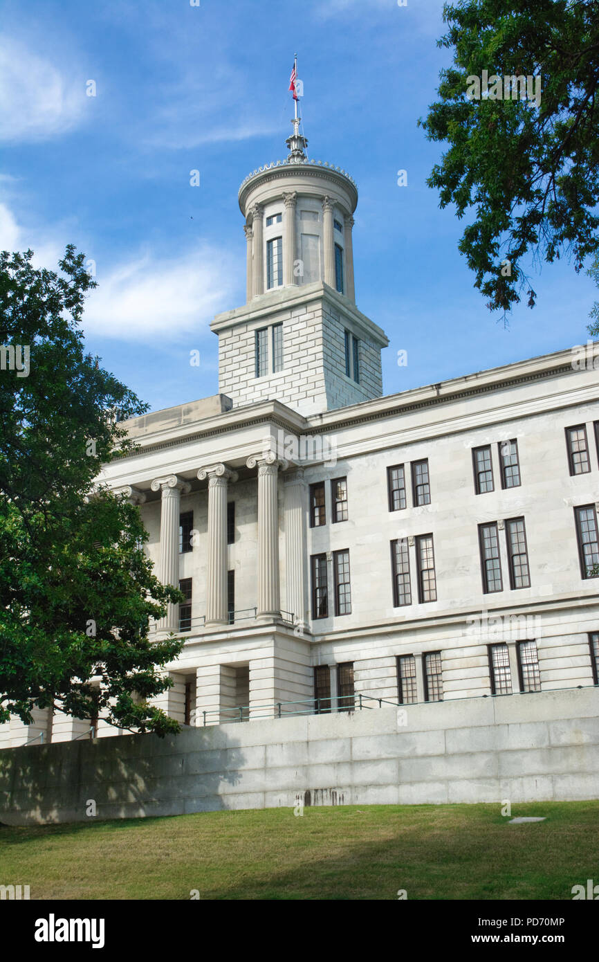 The Tennessee State Capitol Building, Nashville, Tennessee, USA Stock ...