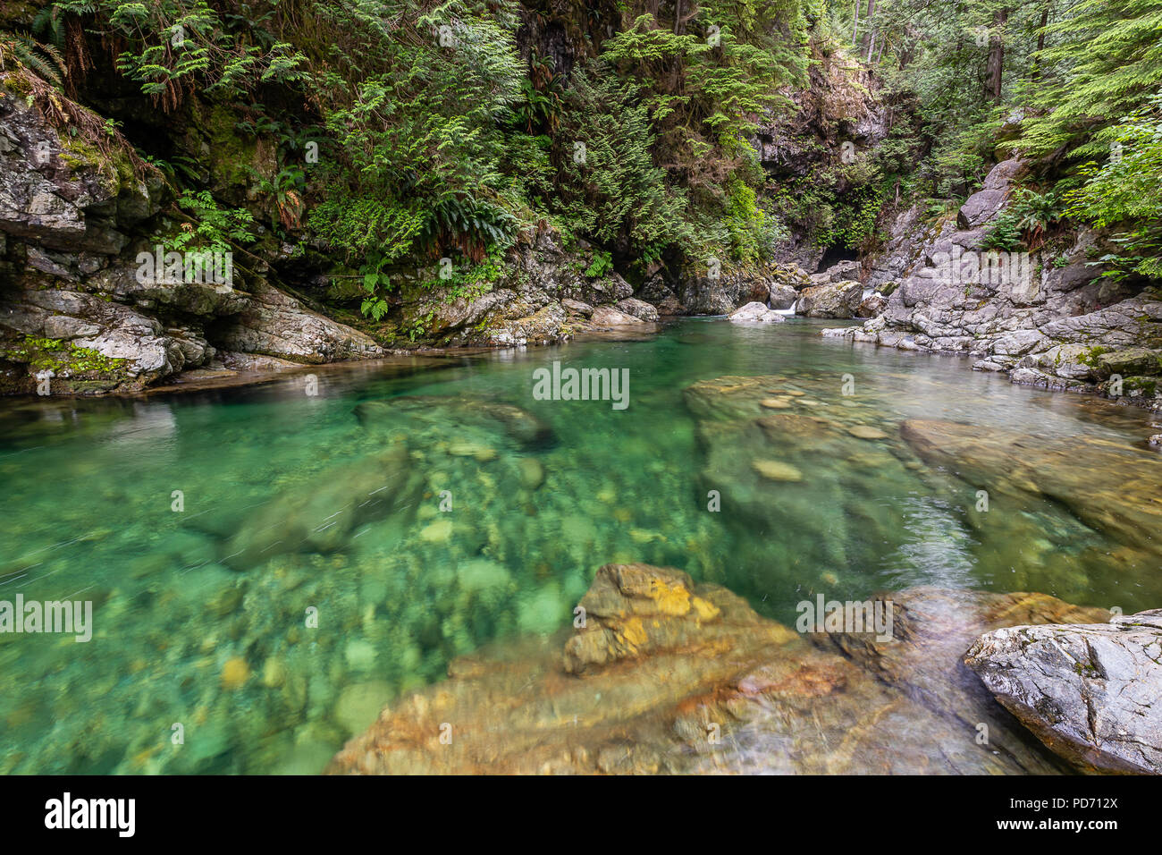 30 Foot Pool in Lynn Canyon Park Stock Photo - Alamy