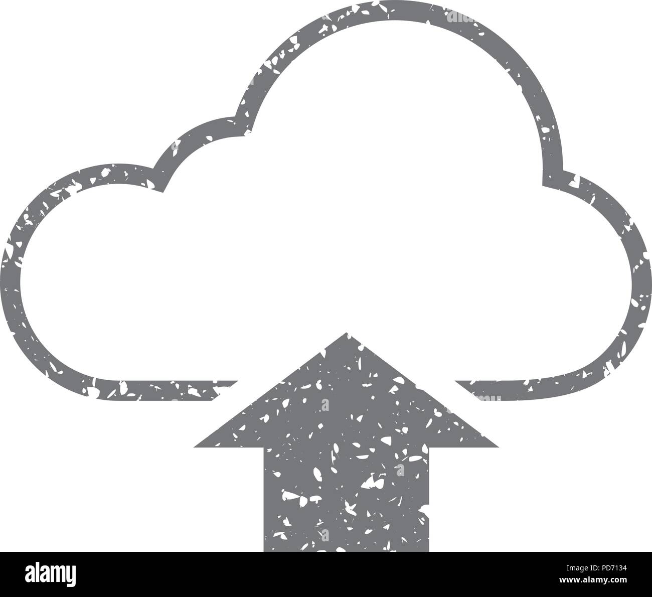 Cloud computing concept upload Stock Vector Images - Alamy