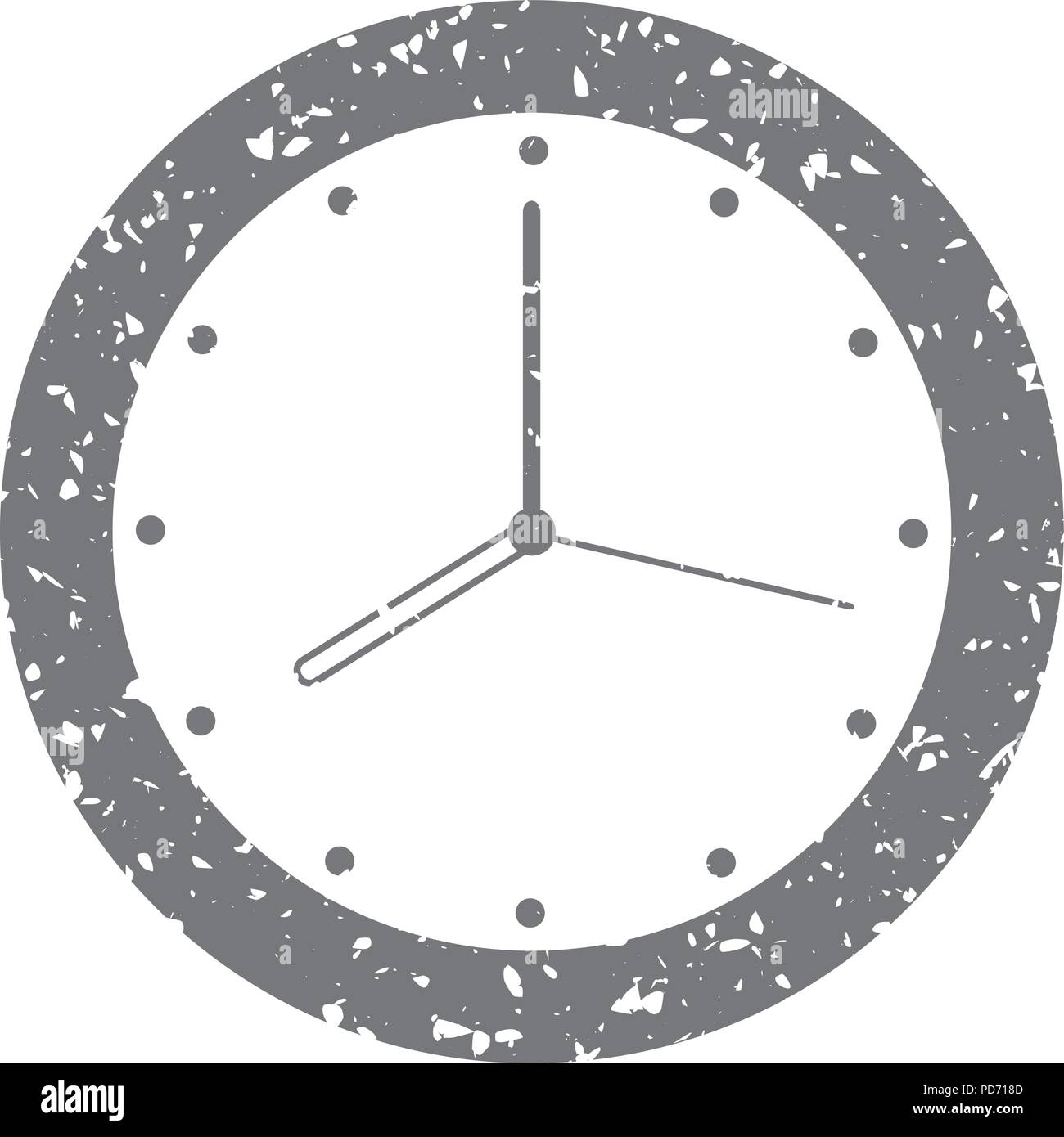 Grunge icon - Clock Stock Vector Image & Art - Alamy