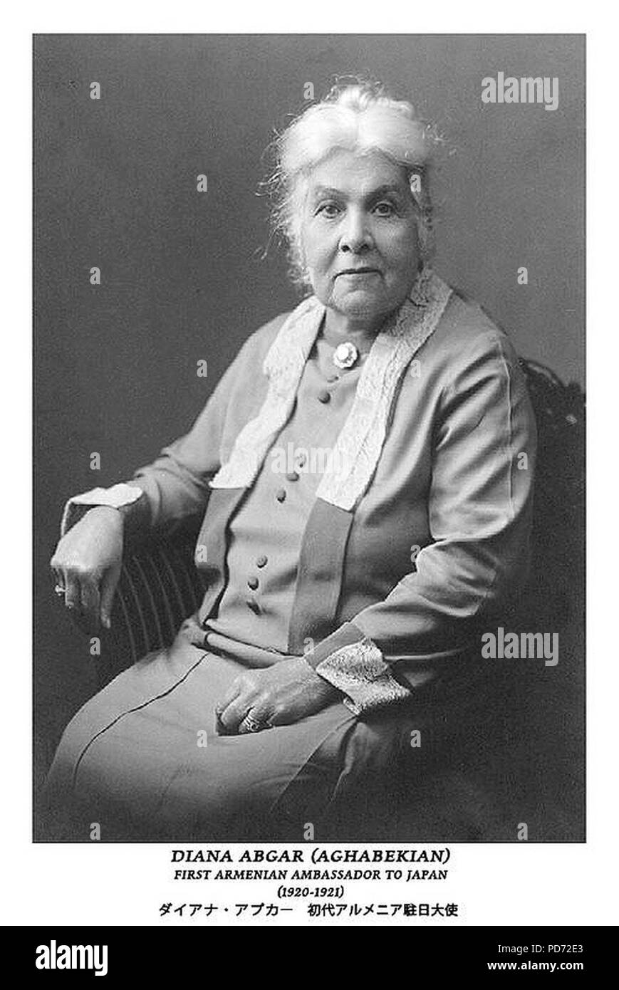 Anahit Diana Abgarian (Aghabekian), 1854-1937. The first female ...