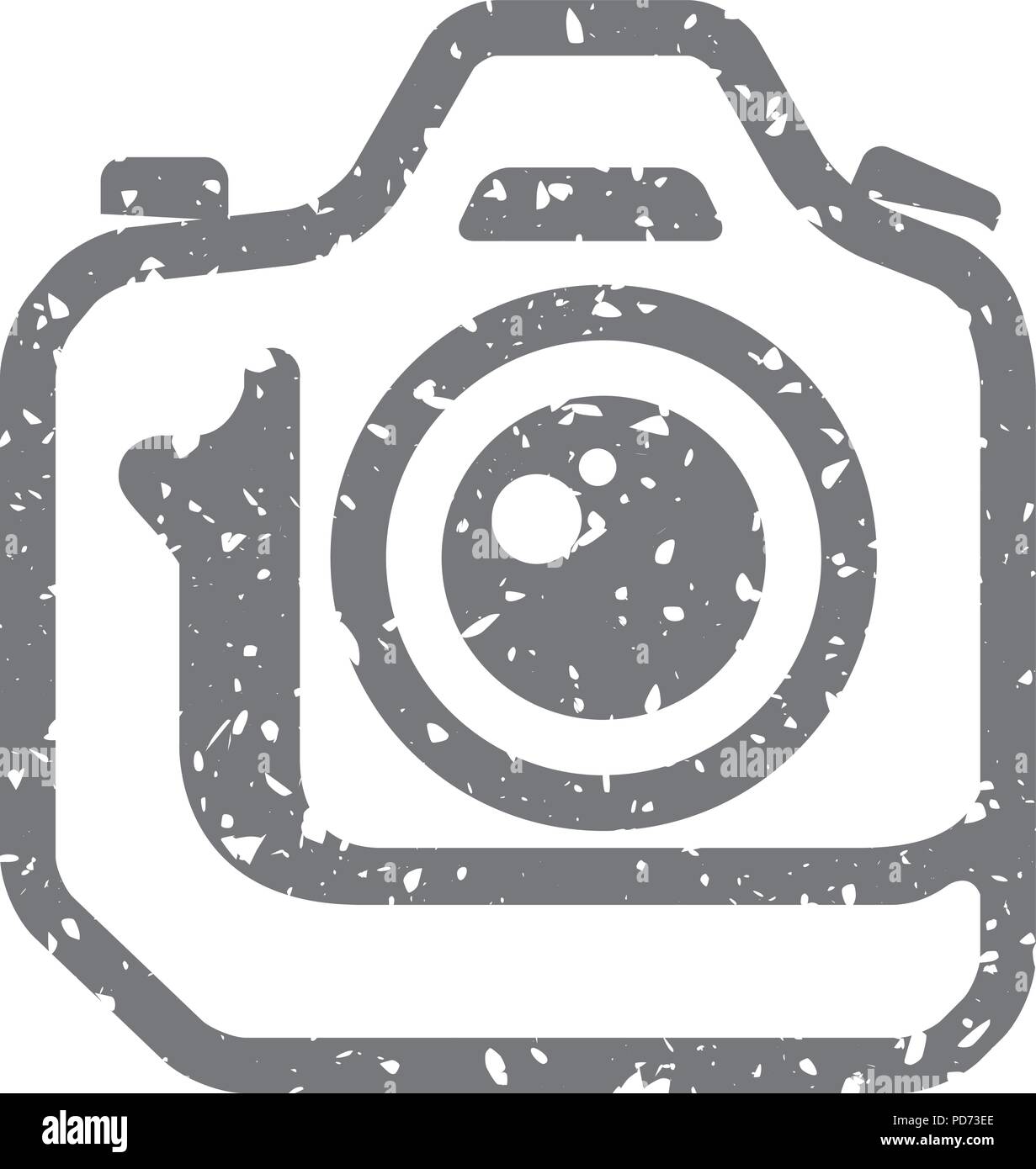 Grunge icon - Camera Stock Vector Image & Art - Alamy
