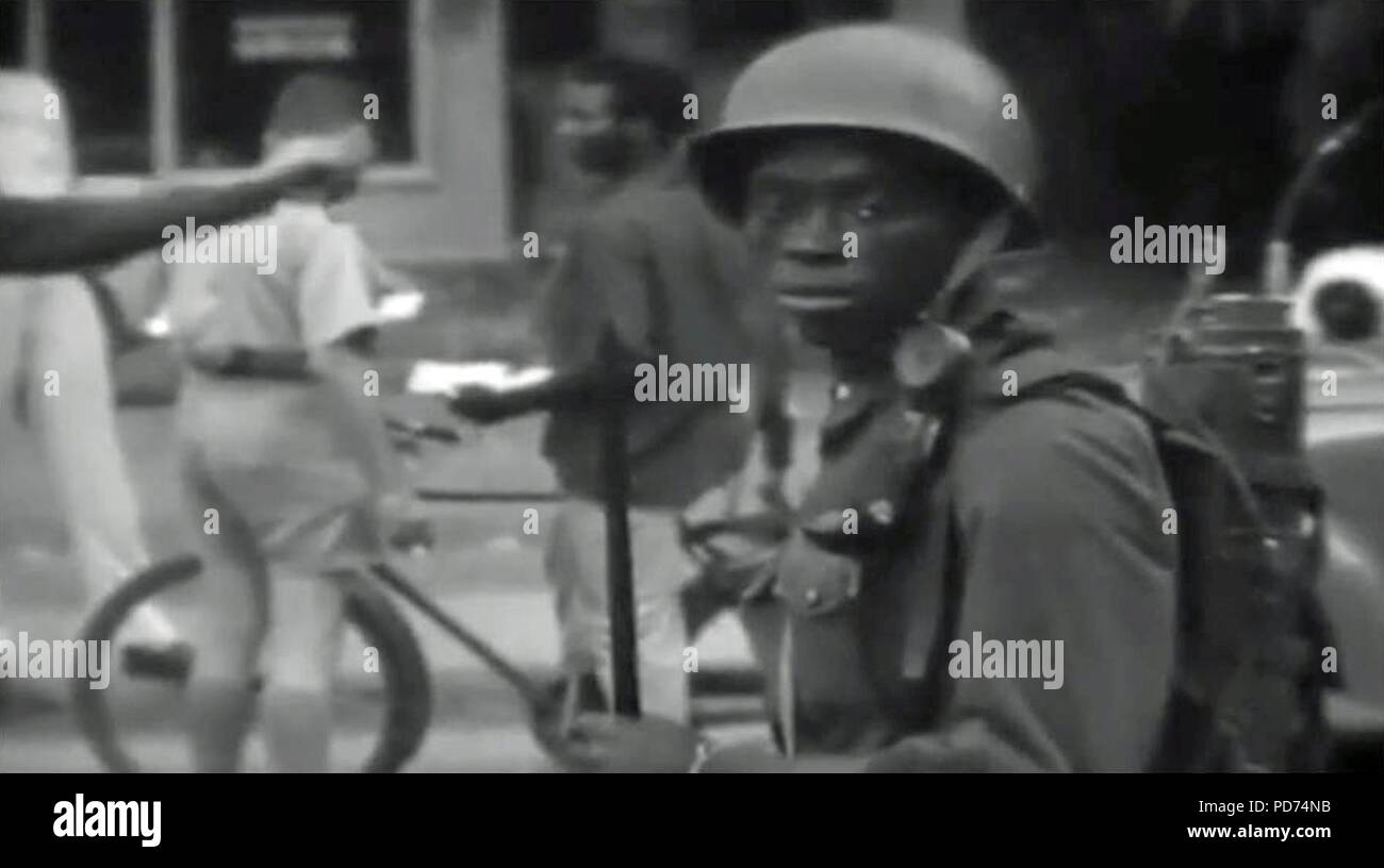 ANC soldier at roadblock Stock Photo - Alamy