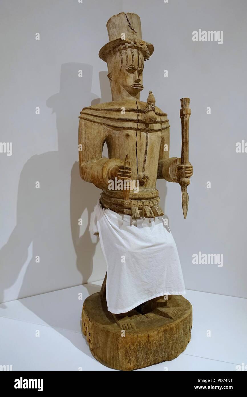 Ancestor figure of founder hero Owedjebo, Urhobo peoples, Oghrerhe ...