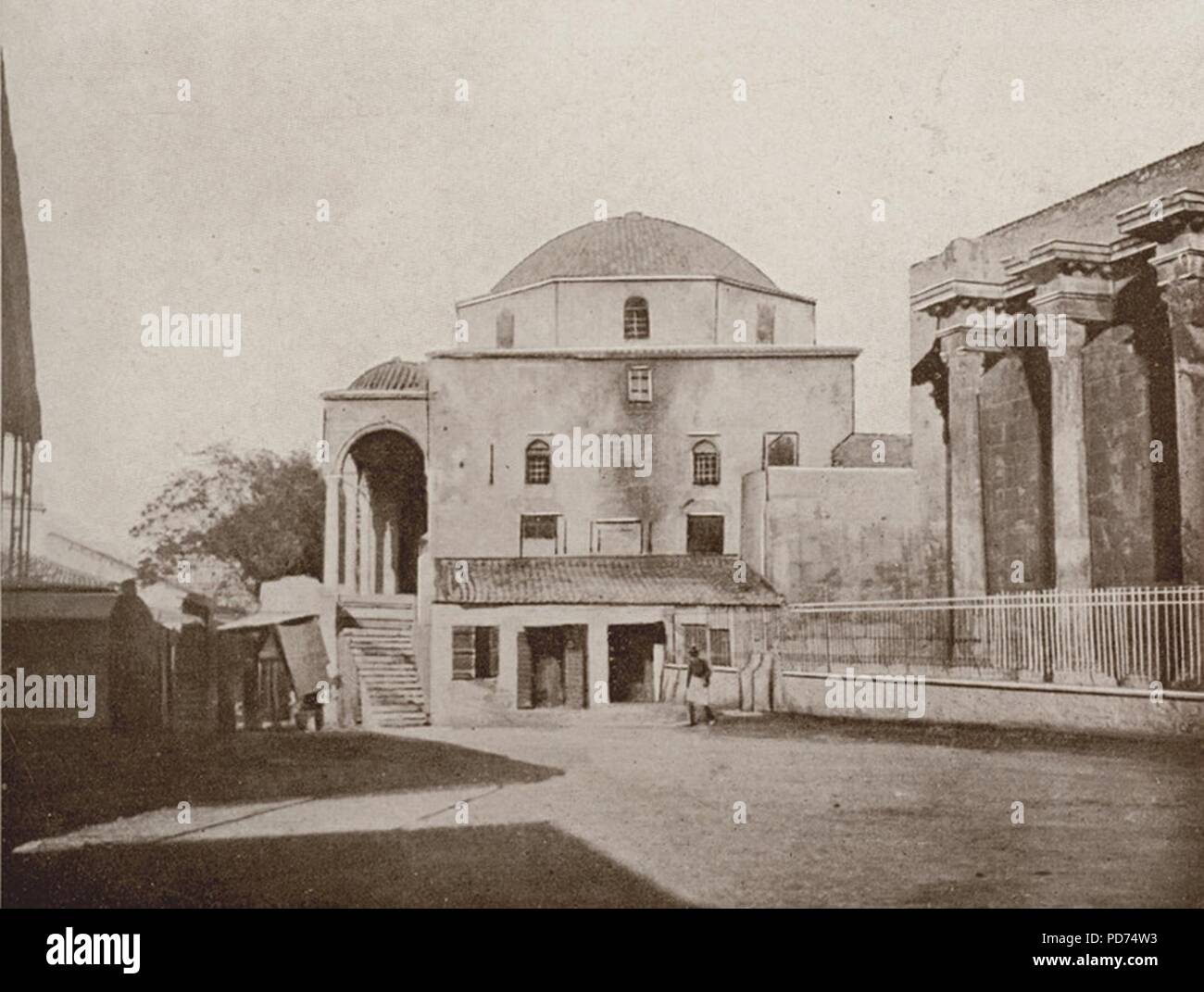 Ancien palais turc à Athènes - Van Den Brule Alfred - 1907 Stock Photo ...