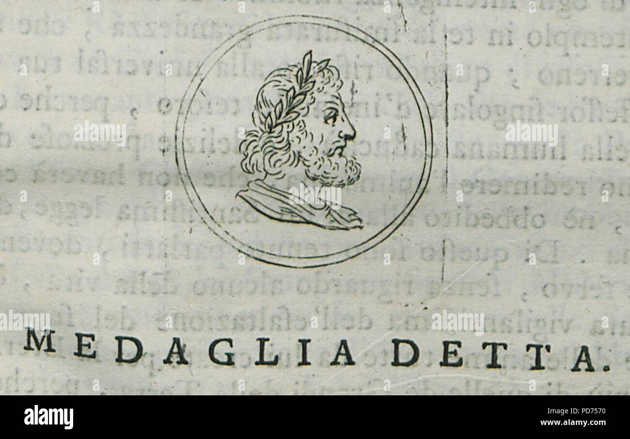 Ancient coin - Fanelli Francesco - 1695 Stock Photo - Alamy