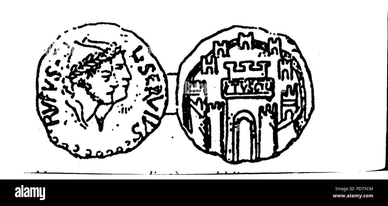 Ancient Roman Republic coin of L. Servius Rufus 44-43 BC Stock Photo ...