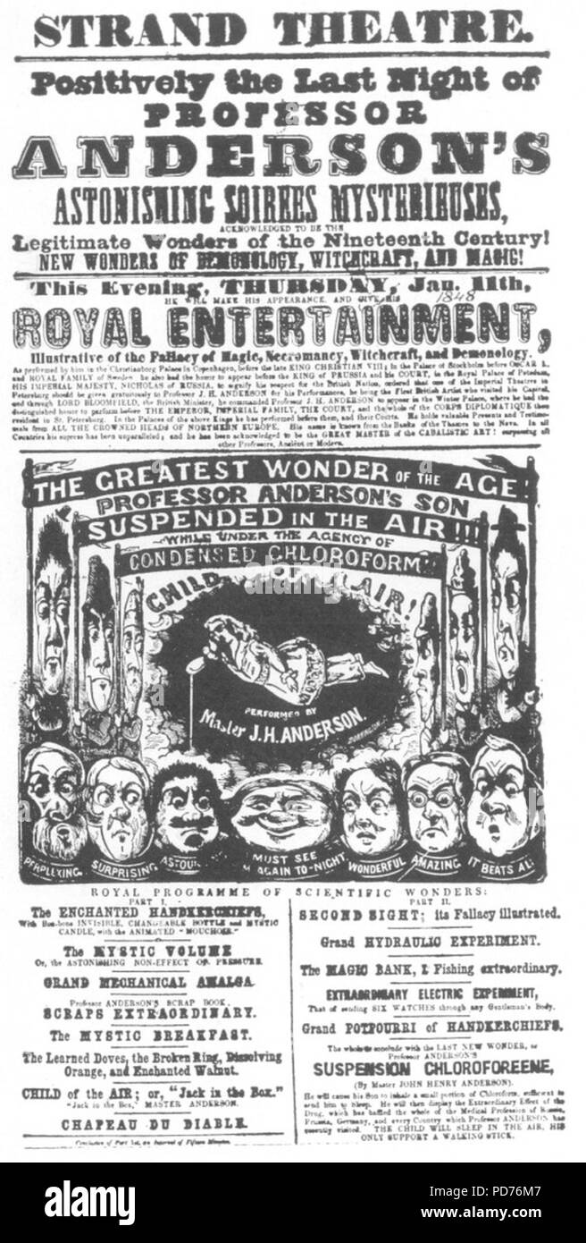 Vintage playbill hi-res stock photography and images - Alamy