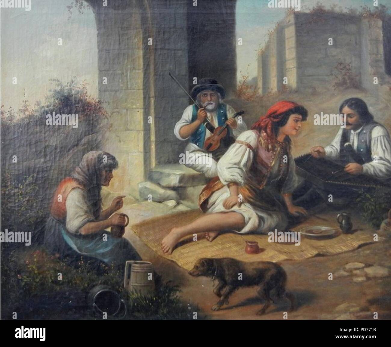 Vintage photo of gypsies hi-res stock photography and images - Alamy