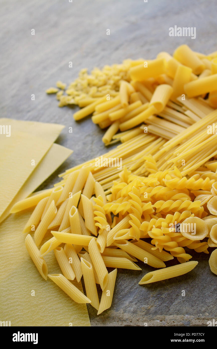 fresh uncooked pasta Stock Photo - Alamy