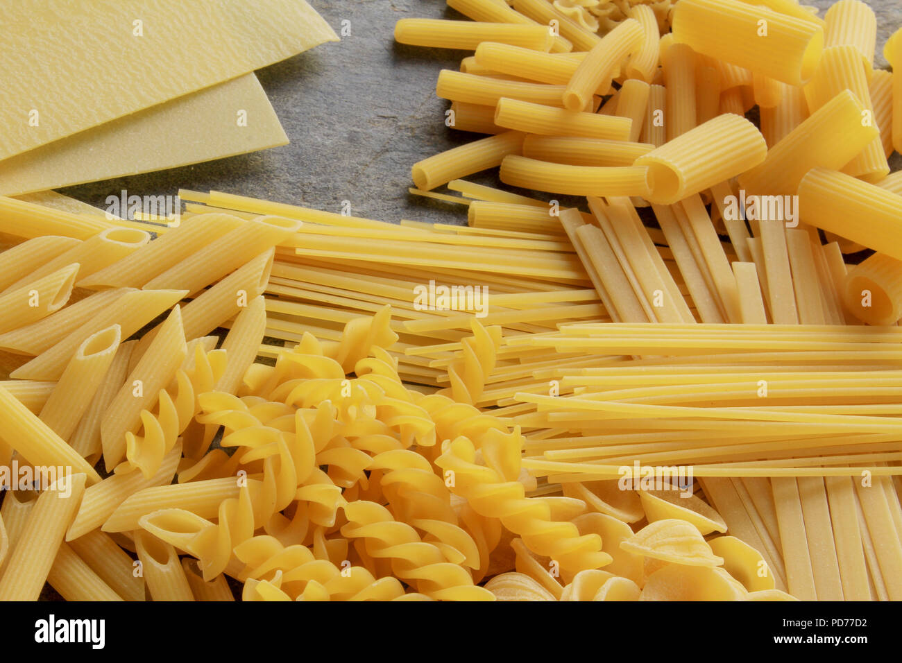 A selection of dry pasta hi-res stock photography and images - Alamy