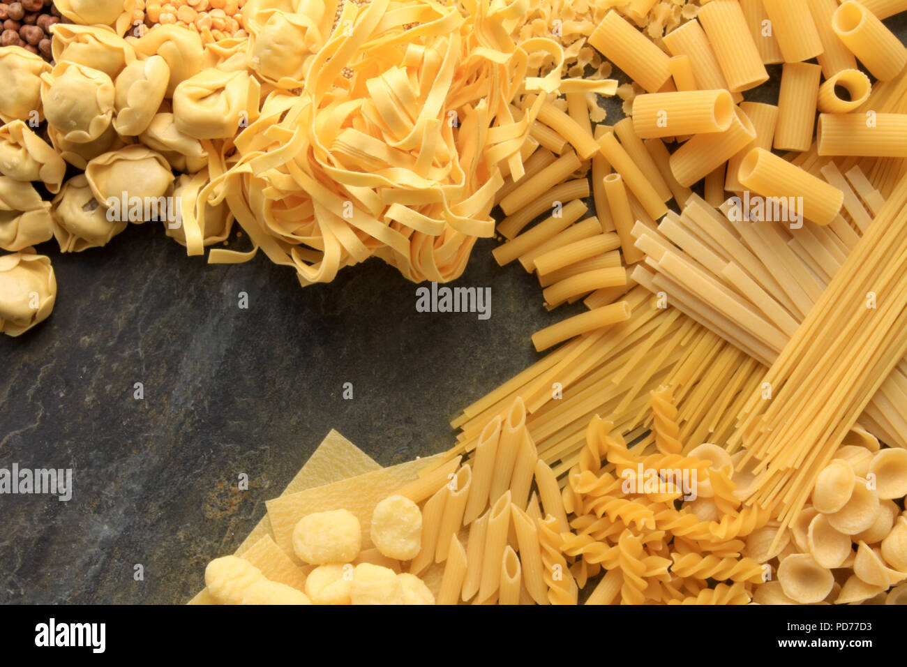 A selection of dry pasta hi-res stock photography and images - Alamy