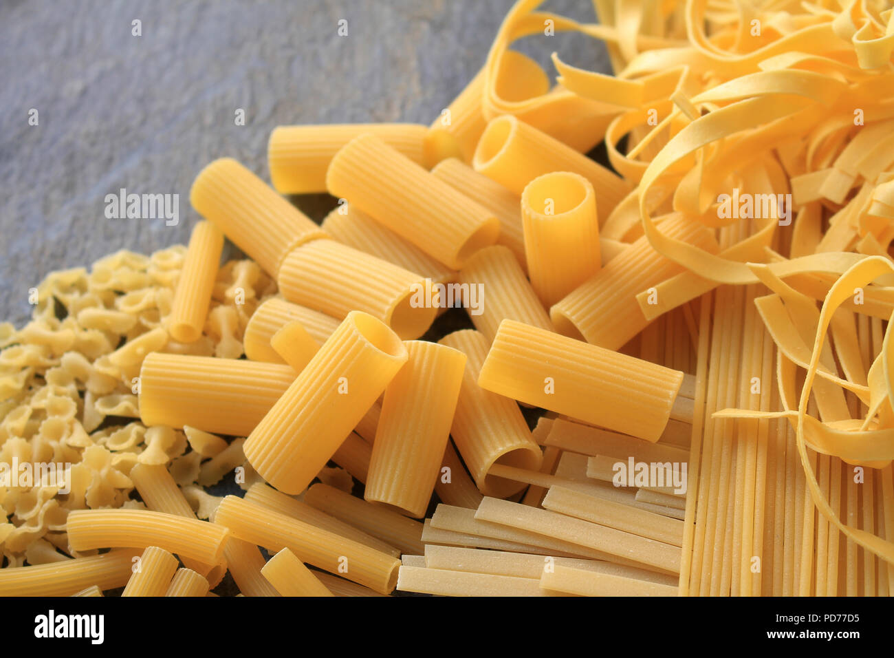 fresh uncooked pasta Stock Photo - Alamy