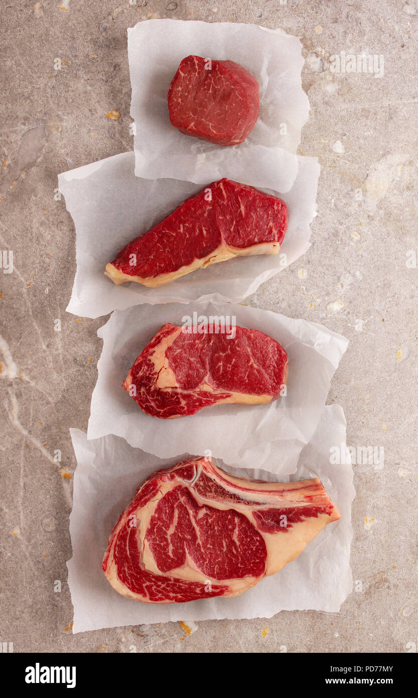 aged beef steak cut Stock Photo - Alamy
