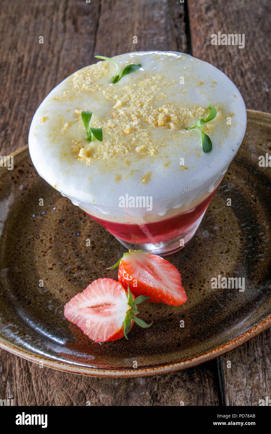 traditional English trifle dessert Stock Photo - Alamy
