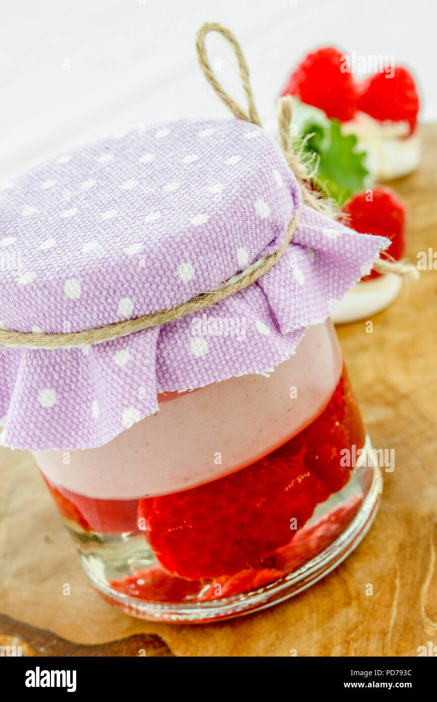 traditional English trifle dessert Stock Photo - Alamy
