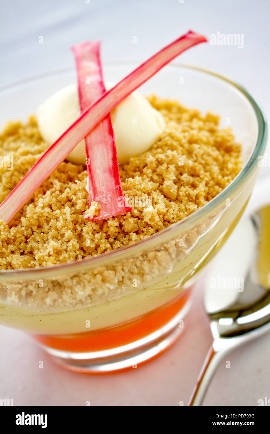 traditional English trifle dessert Stock Photo - Alamy