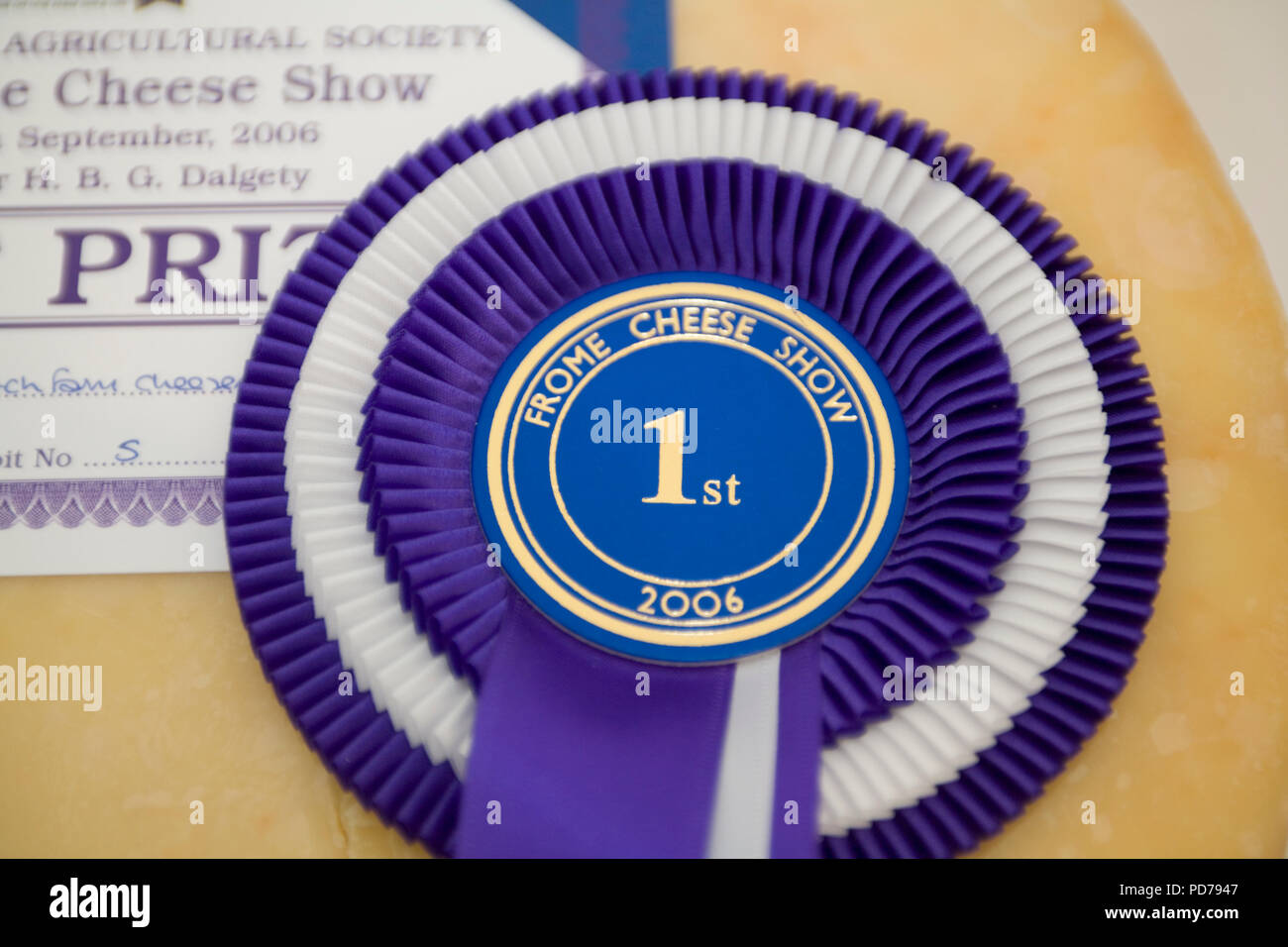 Award winning cheese Stock Photo - Alamy