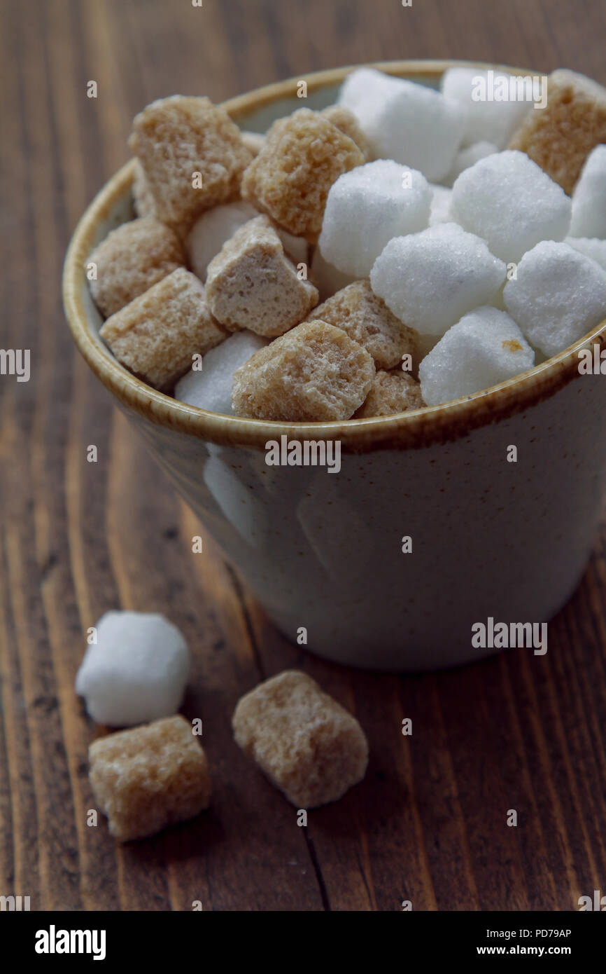Mixed sugar lumps hi-res stock photography and images - Alamy