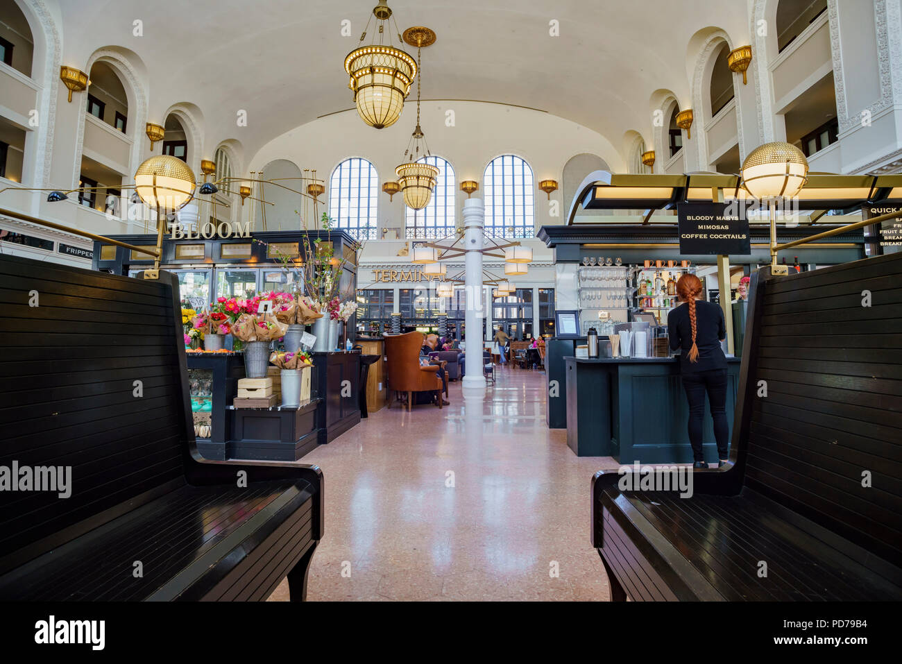 Denver union station interior hi-res stock photography and images - Alamy