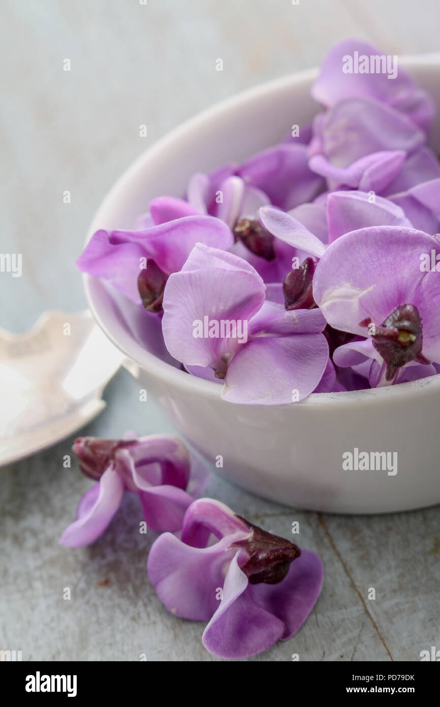 edible bean blossom Stock Photo - Alamy