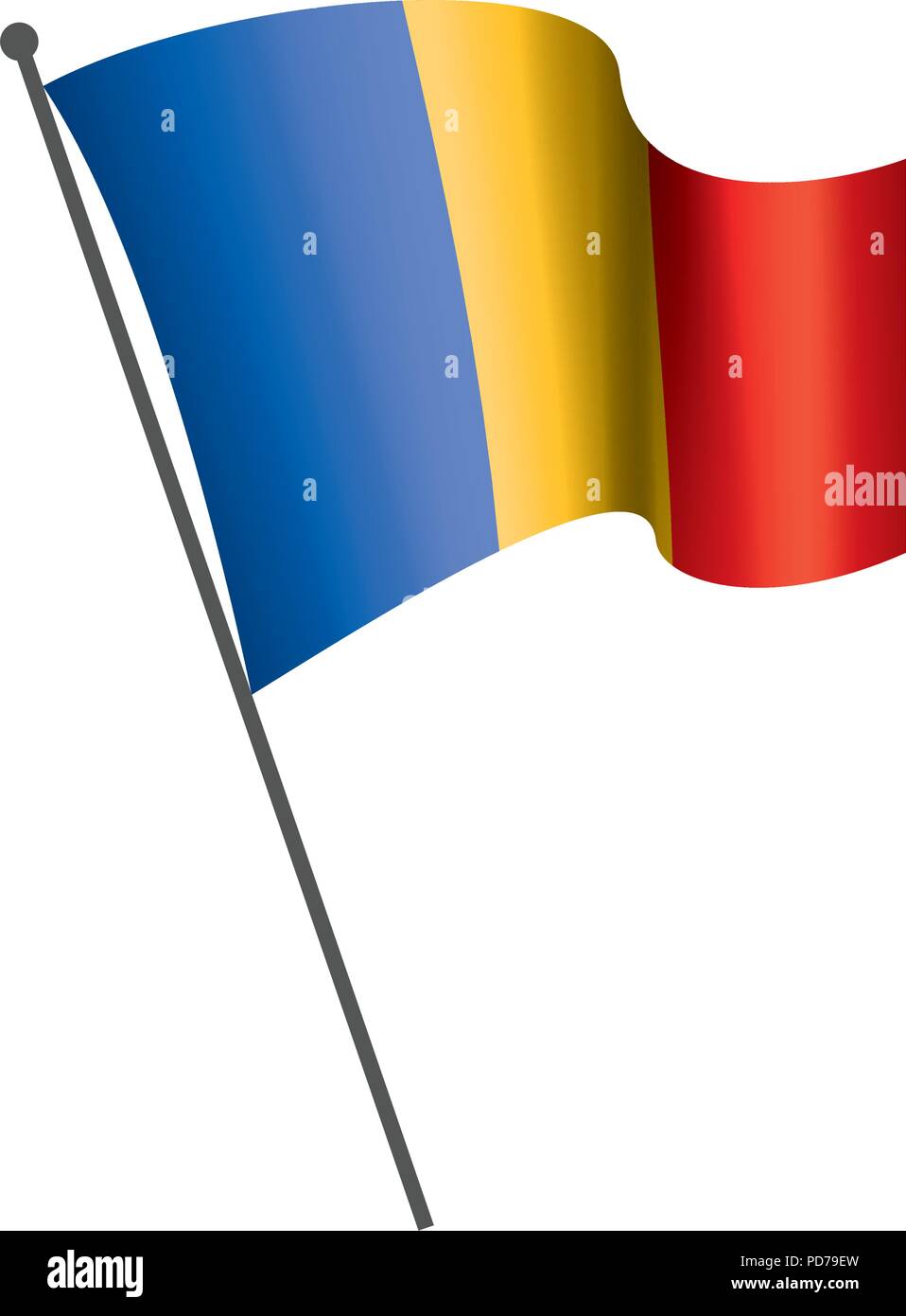 Chad flag, vector illustration Stock Vector Image & Art - Alamy
