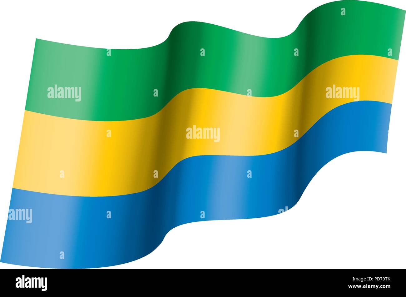 Gabon flag, vector illustration Stock Vector Image & Art - Alamy