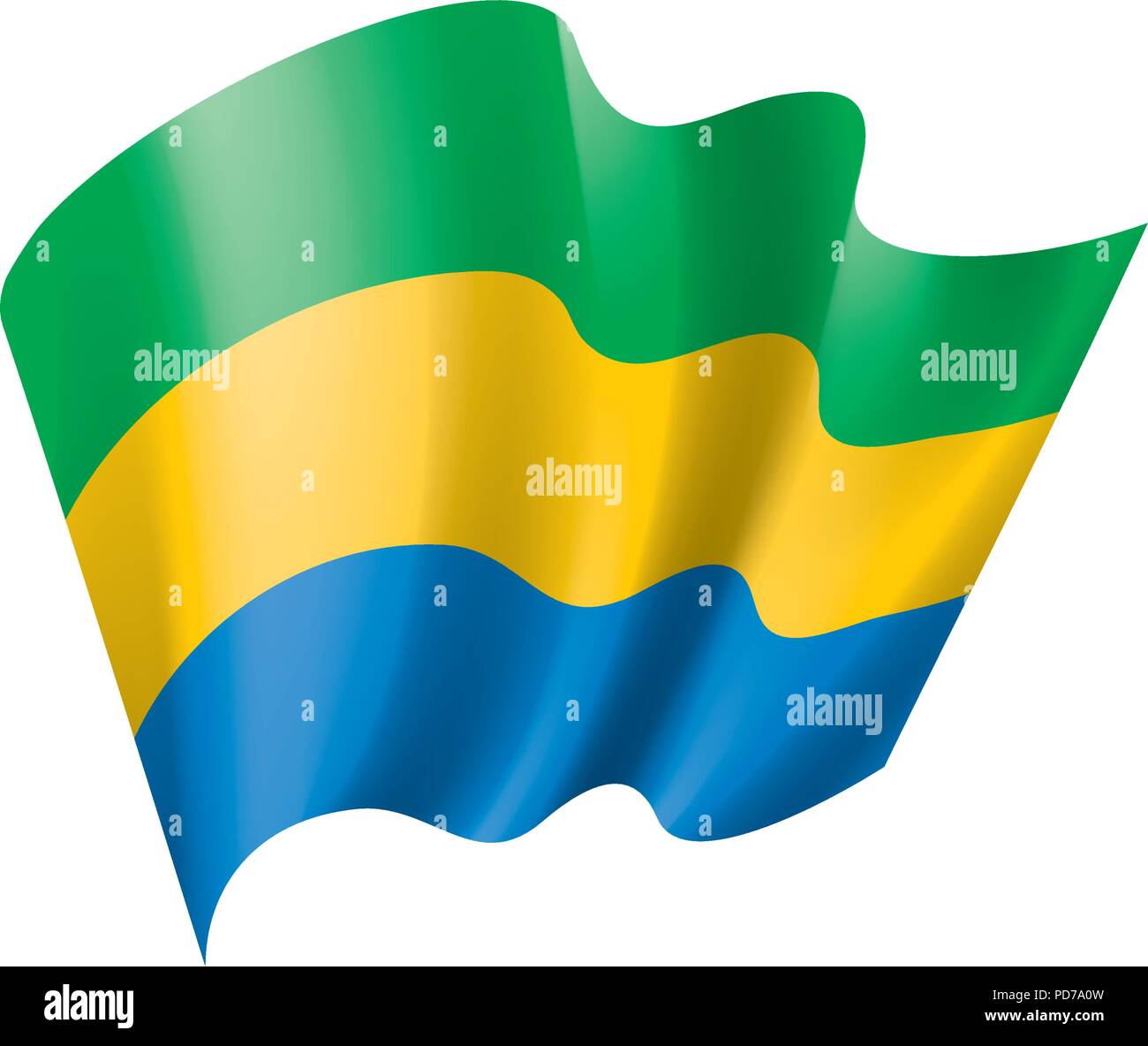 Gabon flag, vector illustration Stock Vector Image & Art - Alamy