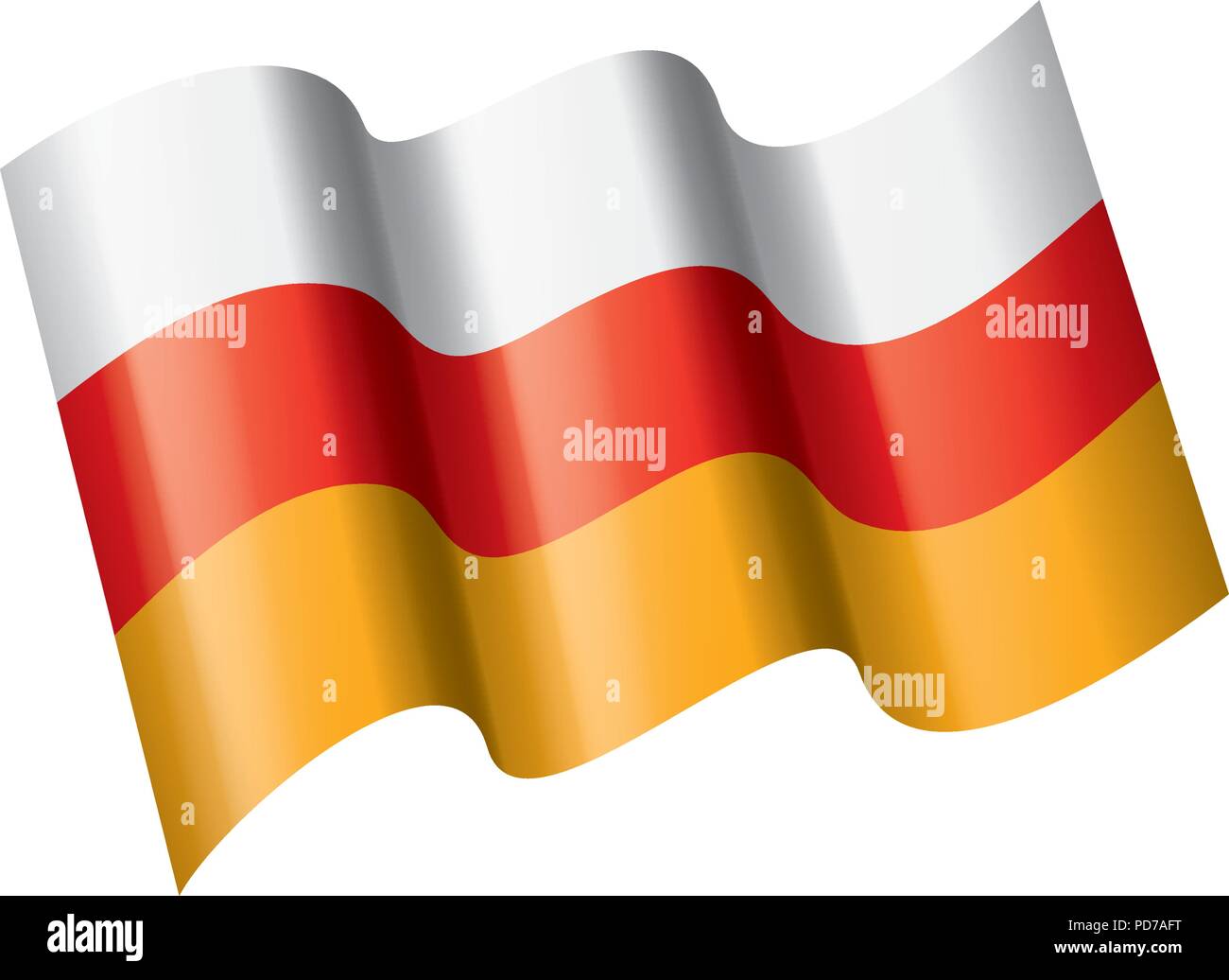 South Ossetia flag, vector illustration Stock Vector Image & Art - Alamy