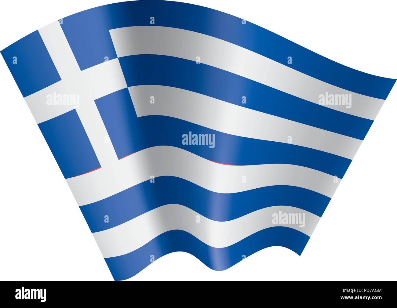 Greece flag, vector illustration Stock Vector Image & Art - Alamy