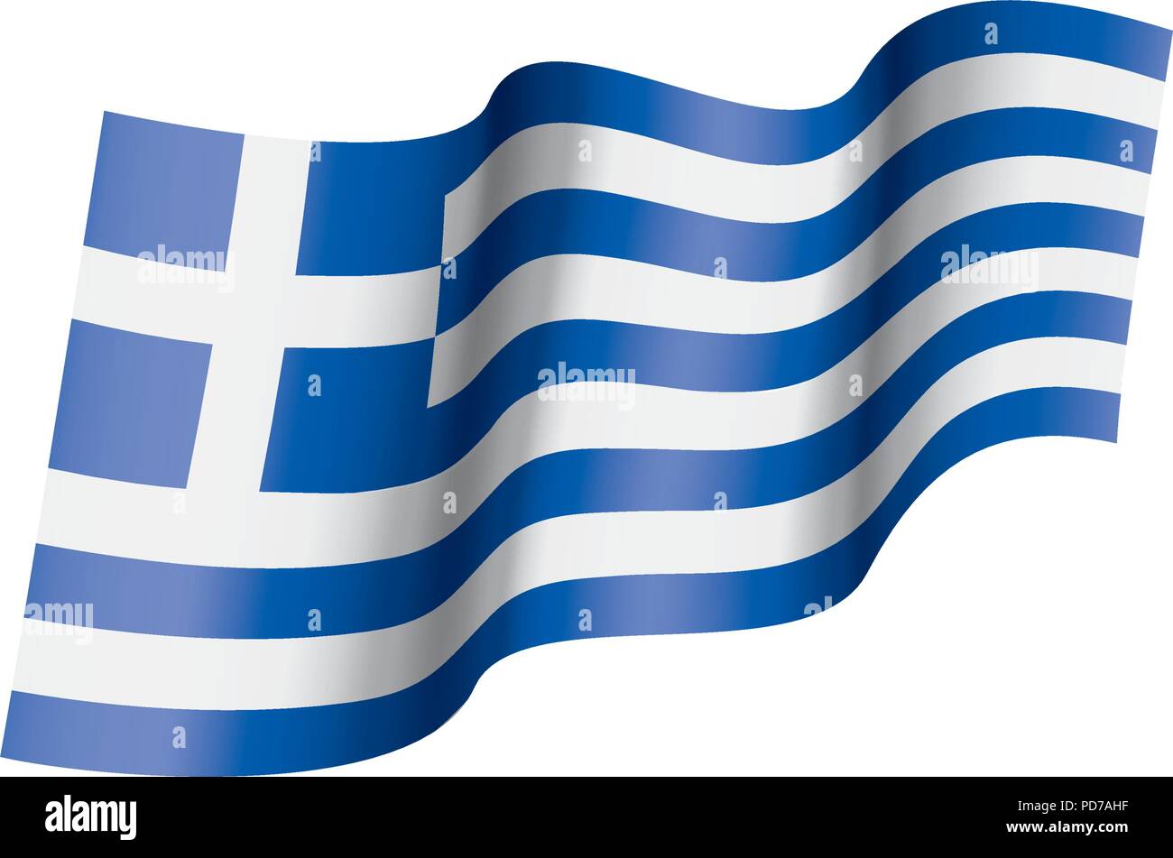 Greece flag, vector illustration Stock Vector Image & Art - Alamy