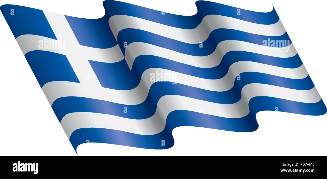 Greece flag, vector illustration Stock Vector Image & Art - Alamy