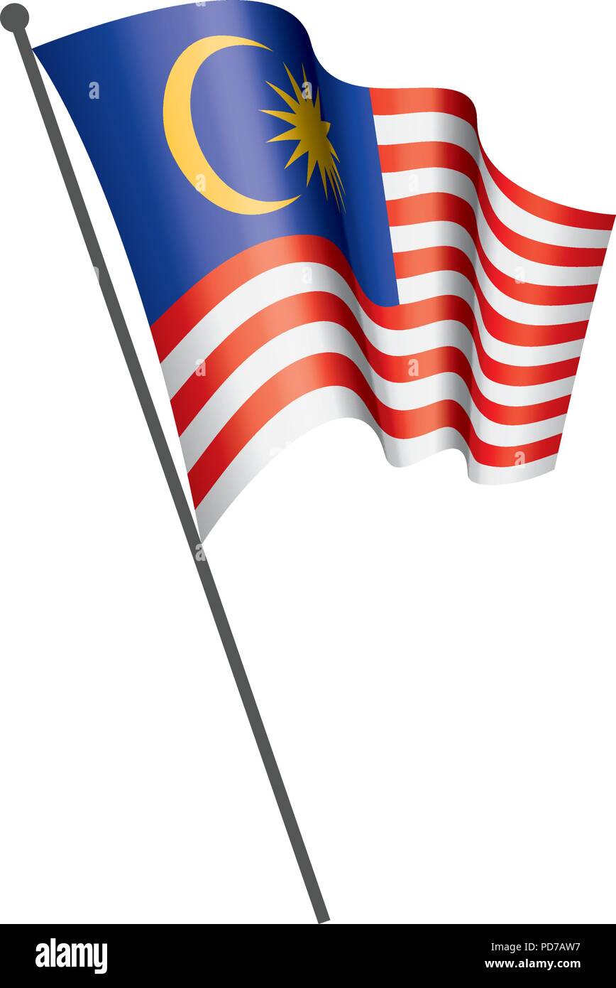 Malaysia flag, vector illustration Stock Vector Image & Art - Alamy