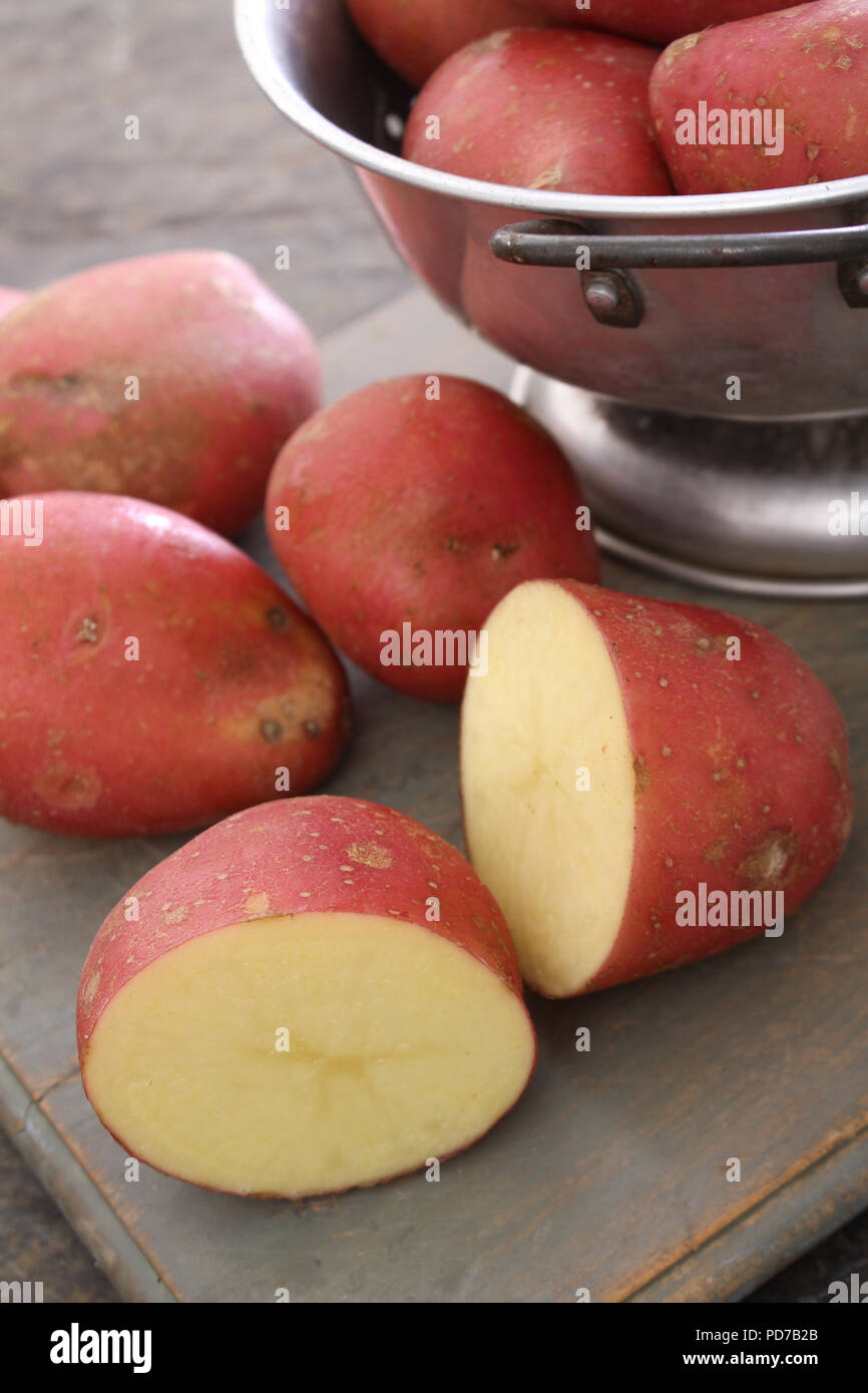 preparing fresh potatoes Stock Photo - Alamy