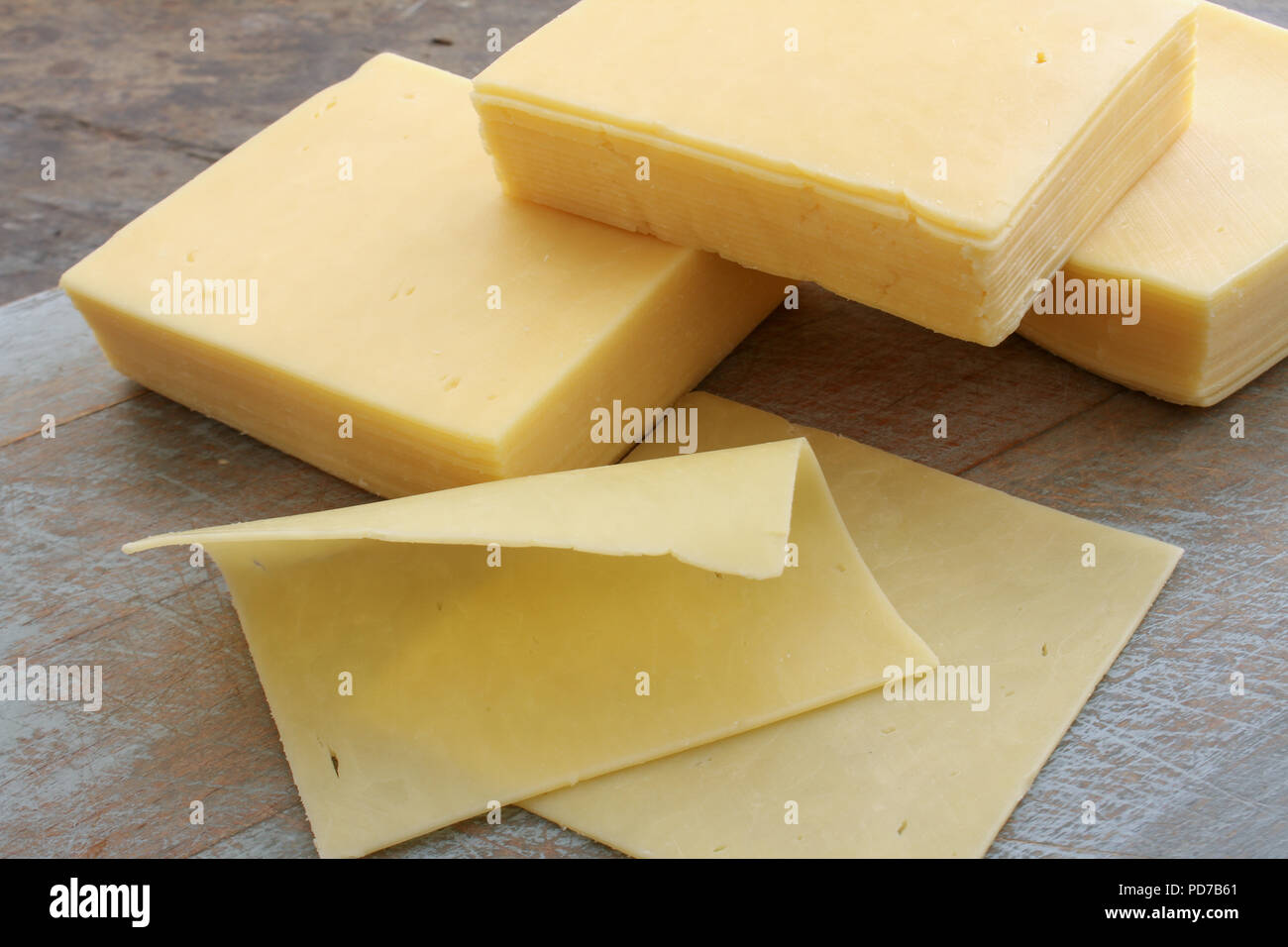 Pre sliced sandwich cheese hi-res stock photography and images - Alamy