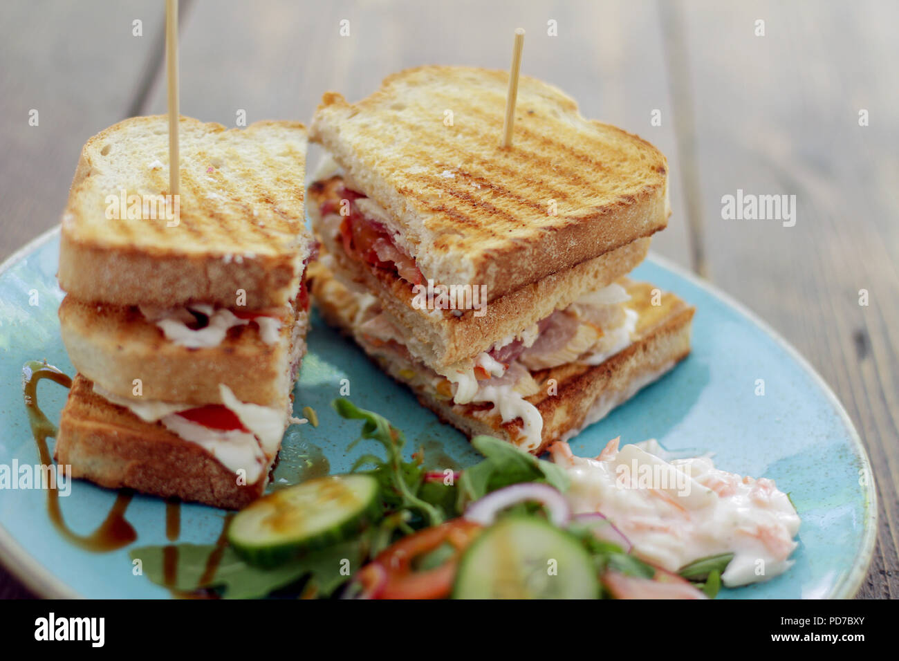 fresh toasted sandwich Stock Photo - Alamy